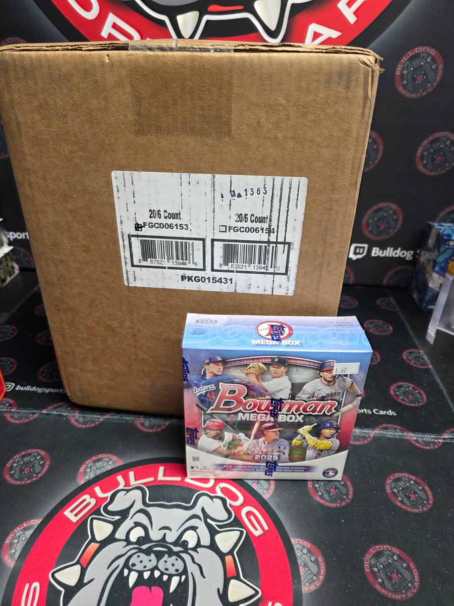 20 Box 2025 Bowman Mega Box Case PYT #4 – Bulldog Sports Cards ...