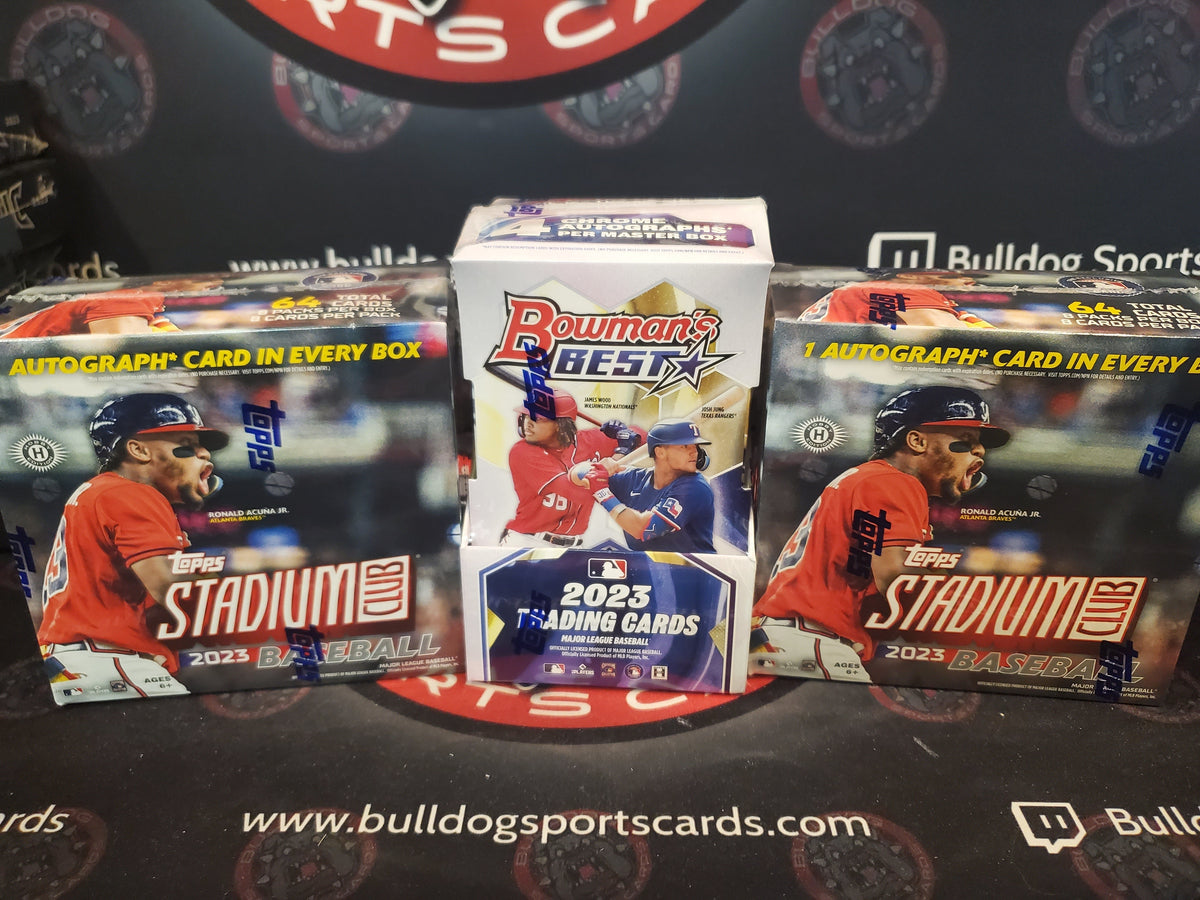 3 Box 2023 1 x Bowman's Best + 2 x 2023 Stadium Club Compact PYD #3 ...