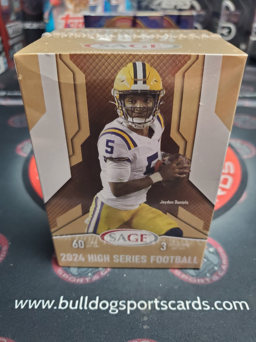 2024 Sage Hit High Series Football Blaster Box – Bulldog Sports Cards ...