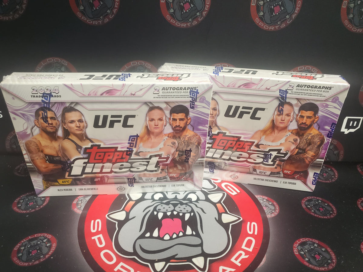 2 Box 2024 Topps Finest UFC Random Weight Class #2 – Bulldog Sports ...