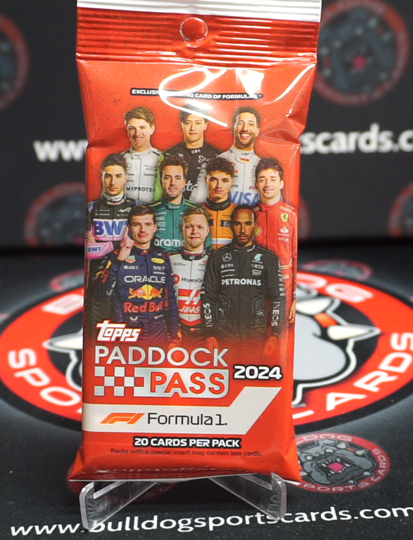 2024 Formula 1 Paddock Pass Hanger Pack – Bulldog Sports Cards ...