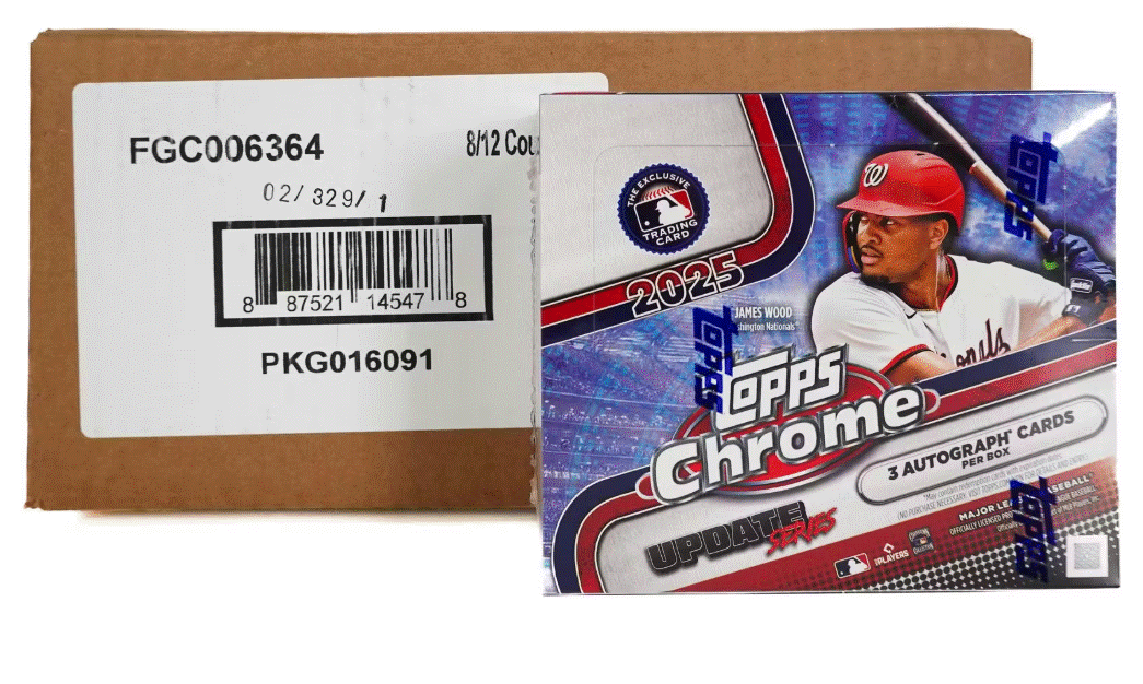 4 Box 2025 Topps Chrome Update JUMBO PYT #2 – Bulldog Sports Cards ...