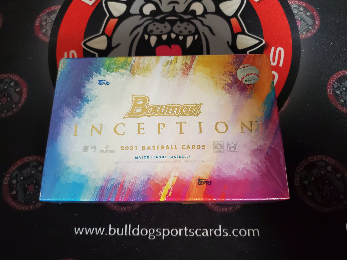 2021 Bowman Inception Baseball Hobby Box – Bulldog Sports Cards ...