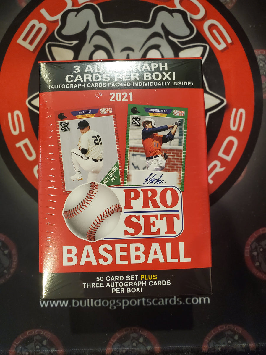 2021 Pro Set Baseball Hobby Blaster Box – Bulldog Sports Cards ...
